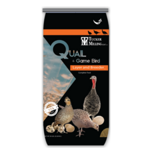 Tucker Quail and Gamebird Layer-Breeder Crumble - Cherokee Feed & Seed