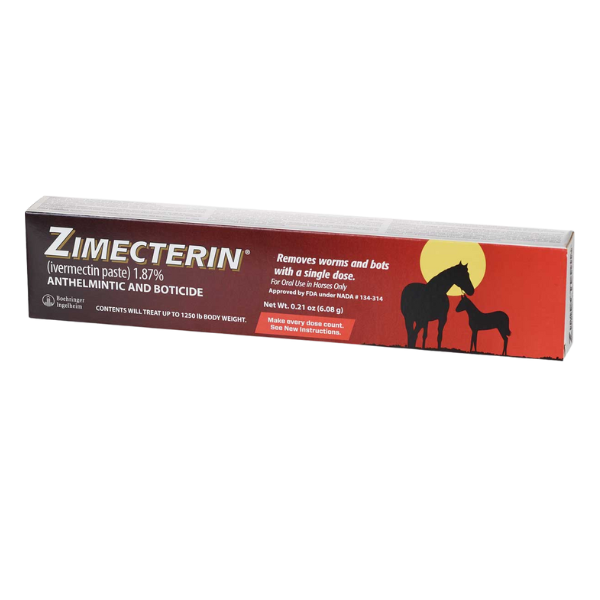 Zimecterin Ivermectin Oral Paste Horse Dewormer - Cherokee Feed & Seed