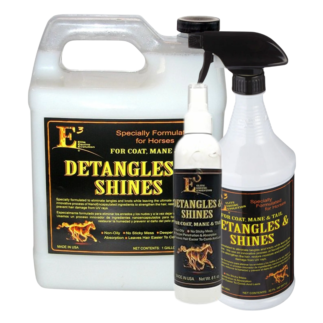 E3 Elite Equine Detangle and Shine for Horses - Cherokee Feed & Seed