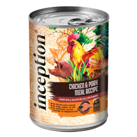 Inception Chicken & Pork Meal Canned Dog Food, 13-oz - Cherokee Feed & Seed
