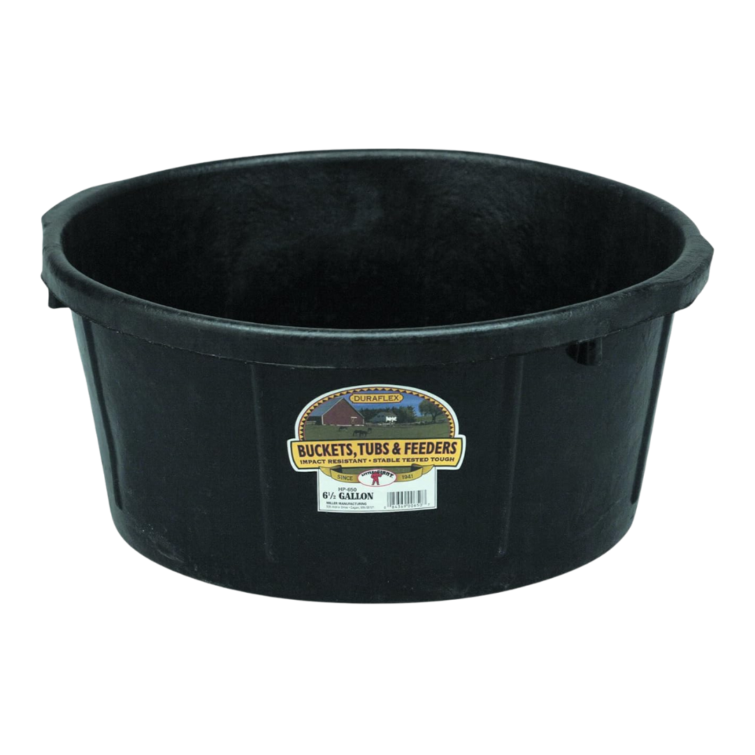 Little Giant 6.5 Gallon Rubber All-Purpose Tub - Cherokee Feed & Seed