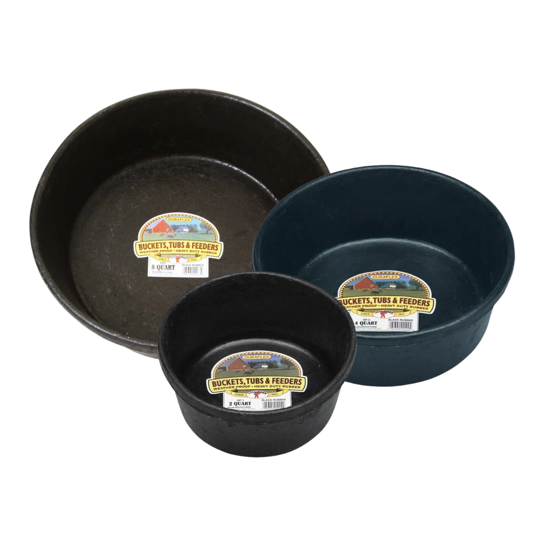Little Giant Rubber Feed Pan - Cherokee Feed & Seed