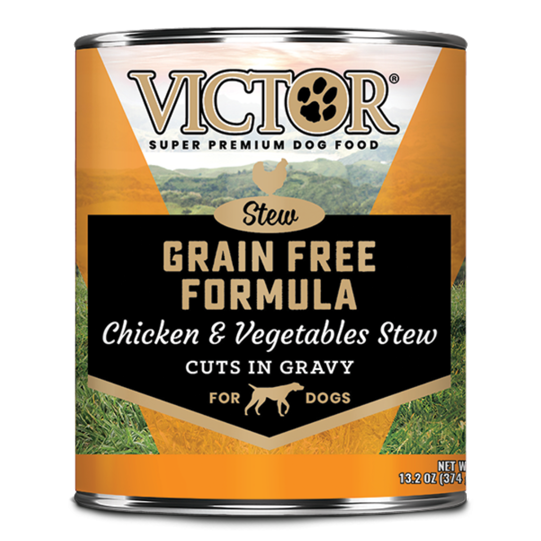 Victor Pet Food Grain Free Formula Chicken and Vegetables Cuts in Gravy ...