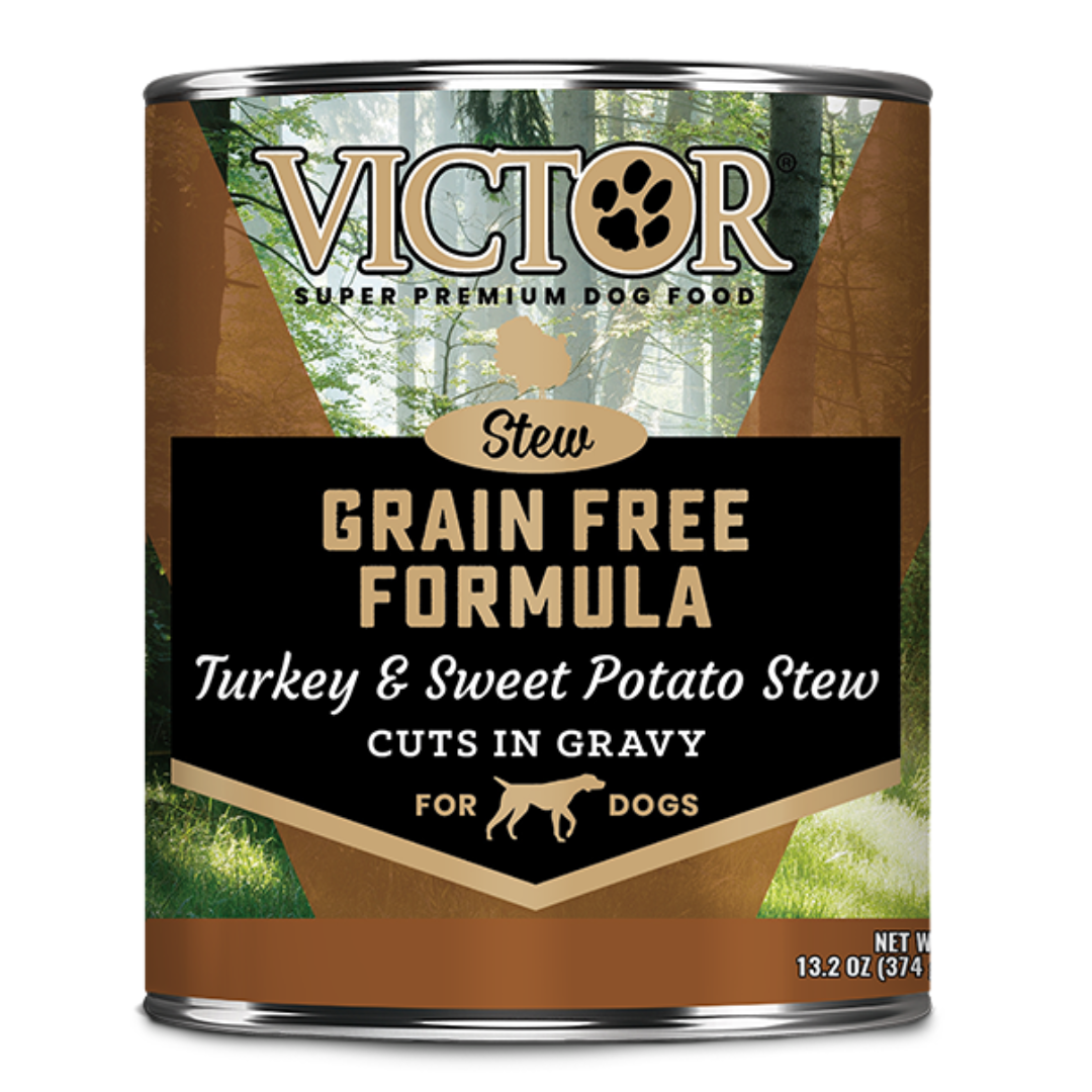Victor Dog Food Grain Free Formula Turkey and Sweet Potato Cuts in ...
